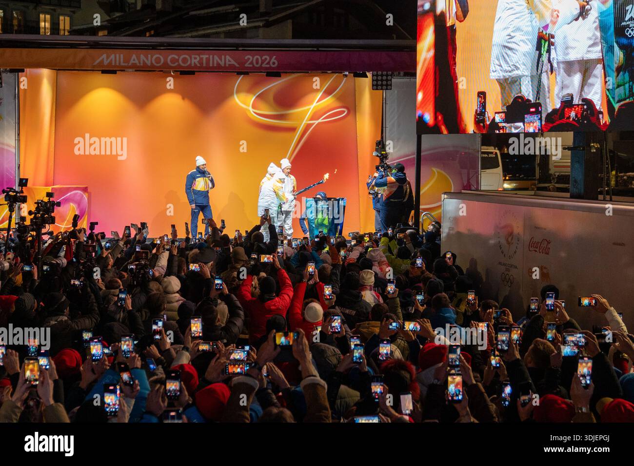 Cortina, Milan-Cortina, the journey of the Olympic flame: today in ...