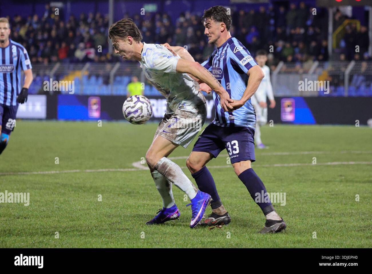 Spinacce Matteo and Lovisa Noah during Calcio Lecco 1912 vs Inter U23 ...