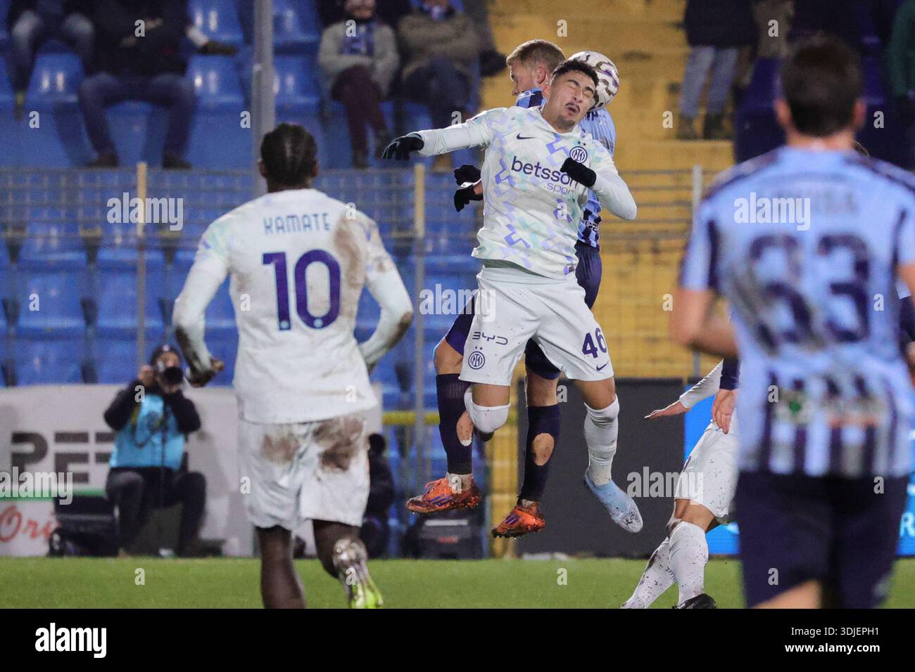 Simone Cinquegrano during Calcio Lecco 1912 vs Inter U23, Italian ...