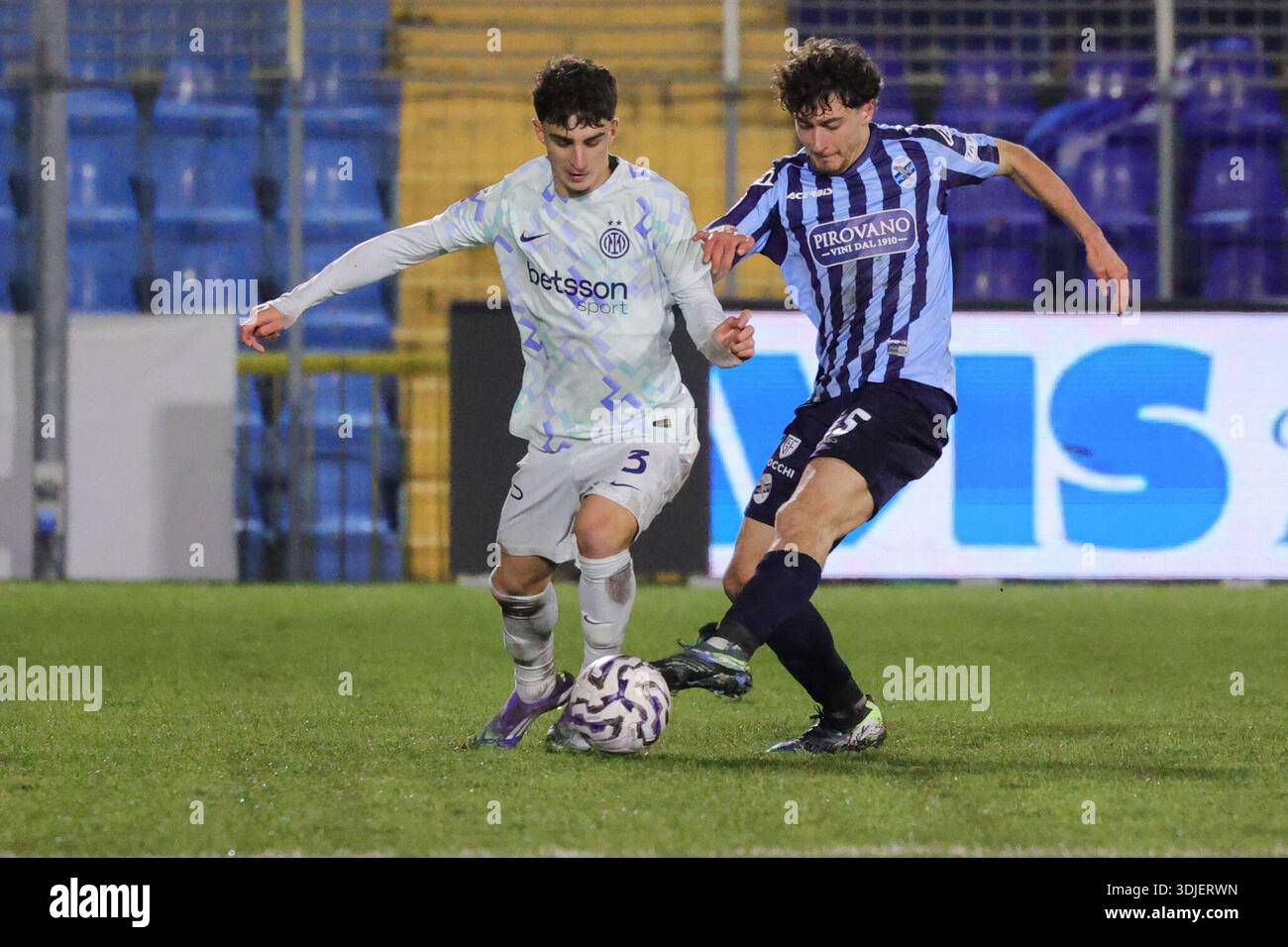 Cocchi Matteo and Mattia Rizzo during Calcio Lecco 1912 vs Inter U23 ...
