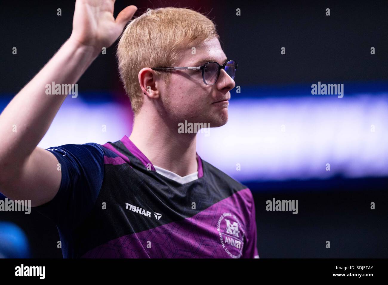 Felix Lebrun of Montpellier celebrates his game during Pro A 2025/2026 ...
