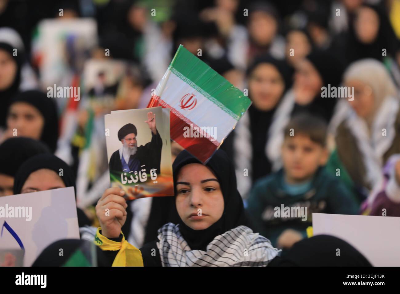 Beirut. 26th Jan, 2026. Photo taken on Jan. 26, 2026 shows Hezbollah ...