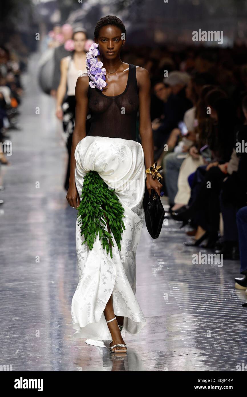 CHRISTIAN DIOR Haute Couture Spring/Summer 2026 Runway during Paris ...