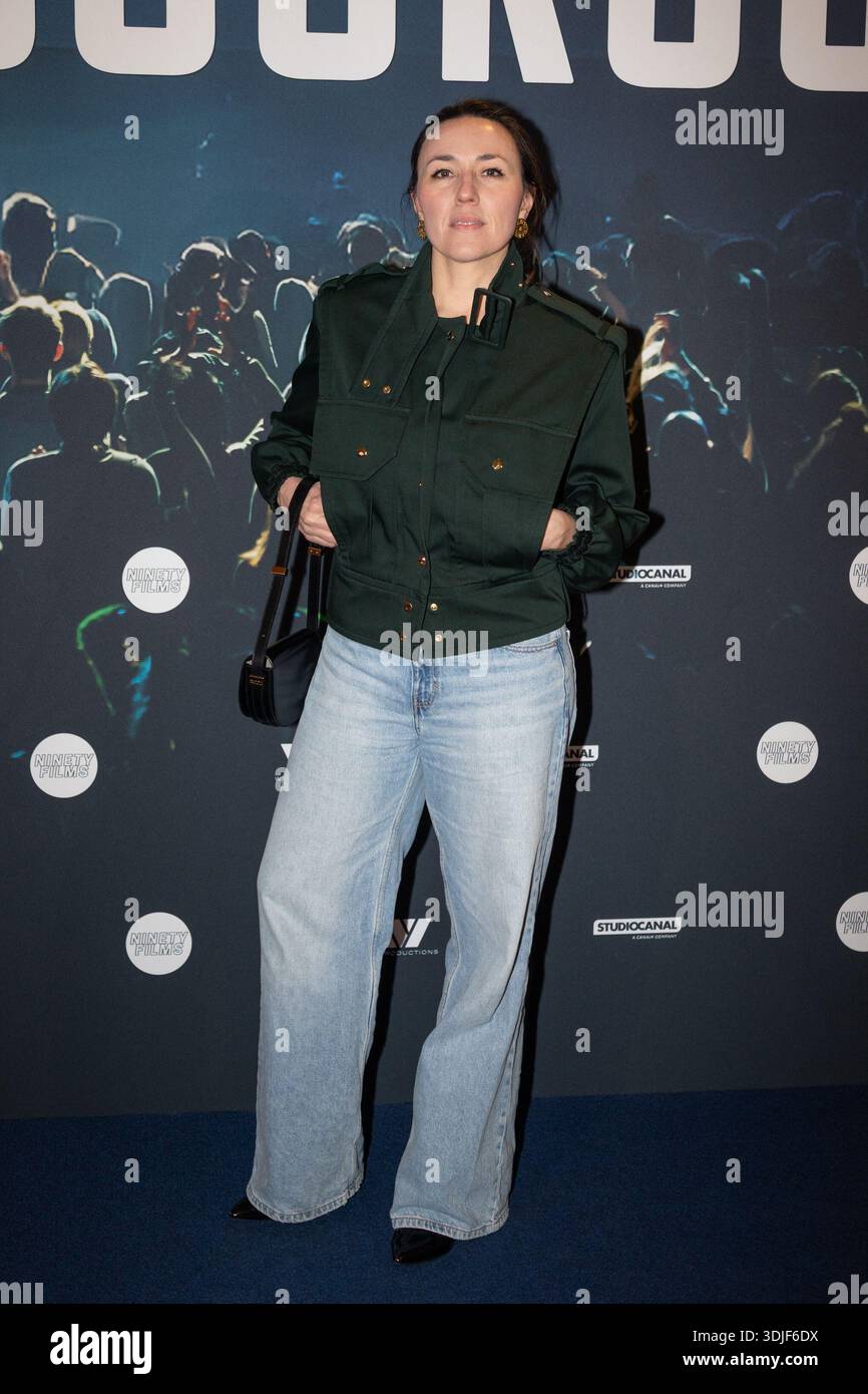 Deborah Grall attends 'Gourou' Paris Film Premiere at Pathe Palace on ...