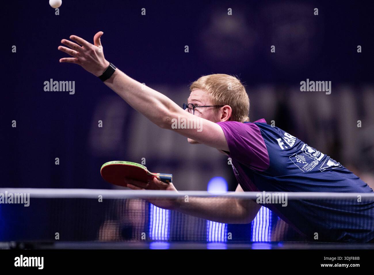 Felix Lebrun of Montpellier during Pro A 2025/2026 between ANMTT and ...