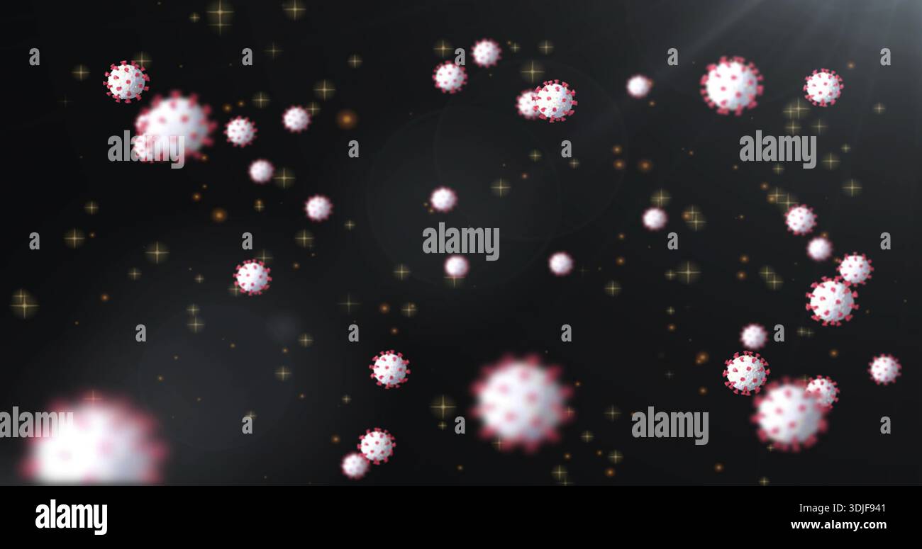 Floating cluster spherical virus hi-res stock photography and images ...