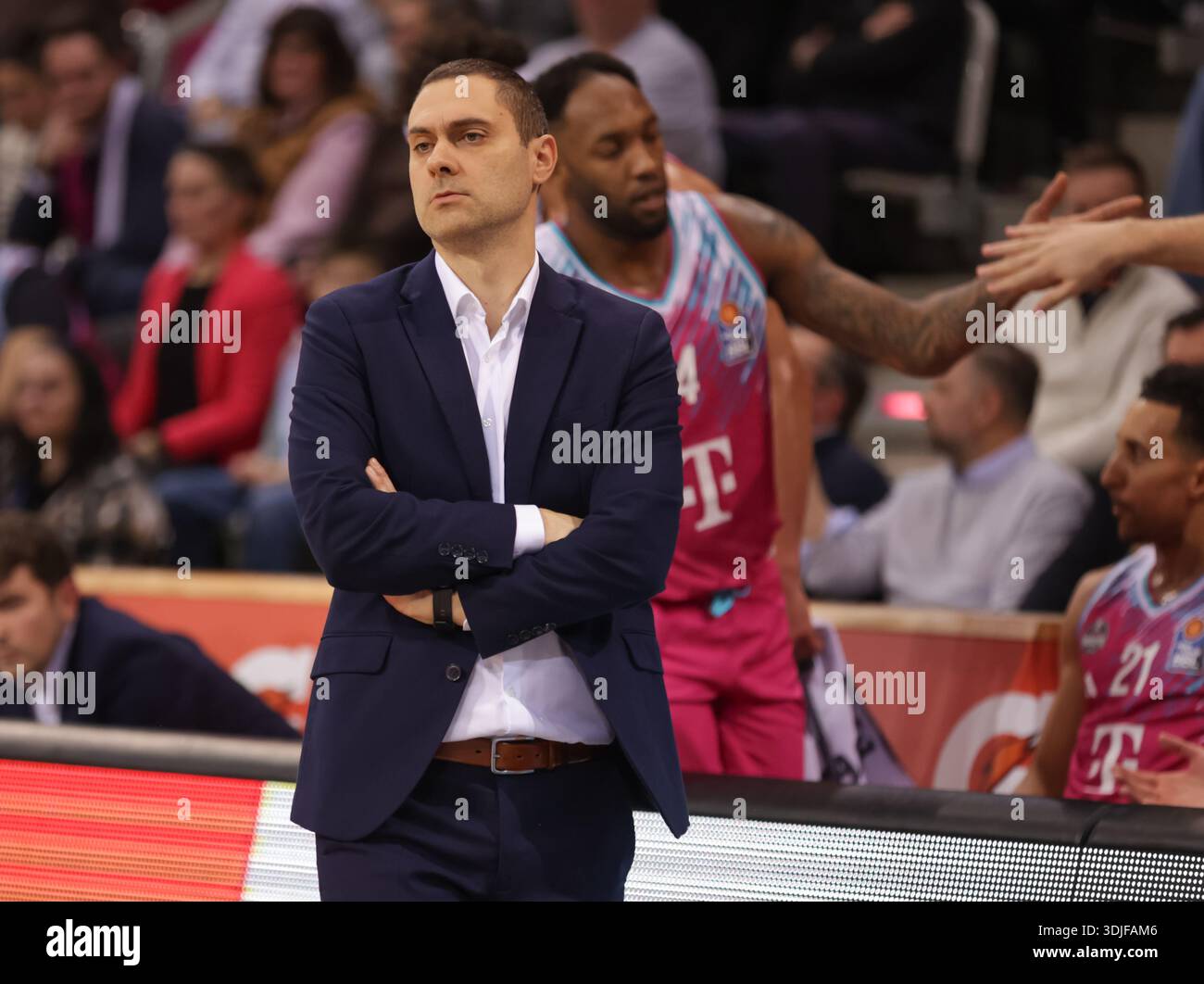 Headcoach Marko Stankovic (Bonn), Telekom Baskets Bonn vs Rostock ...