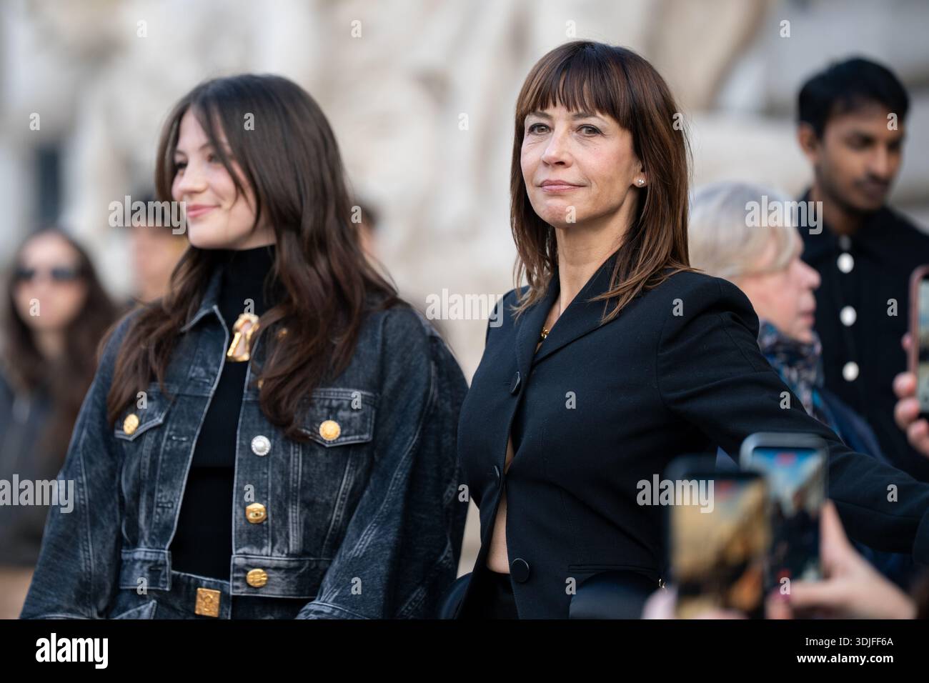 Paris, France. 26th Jan, 2026. Juliette Lemley and Sophie Marceau ...