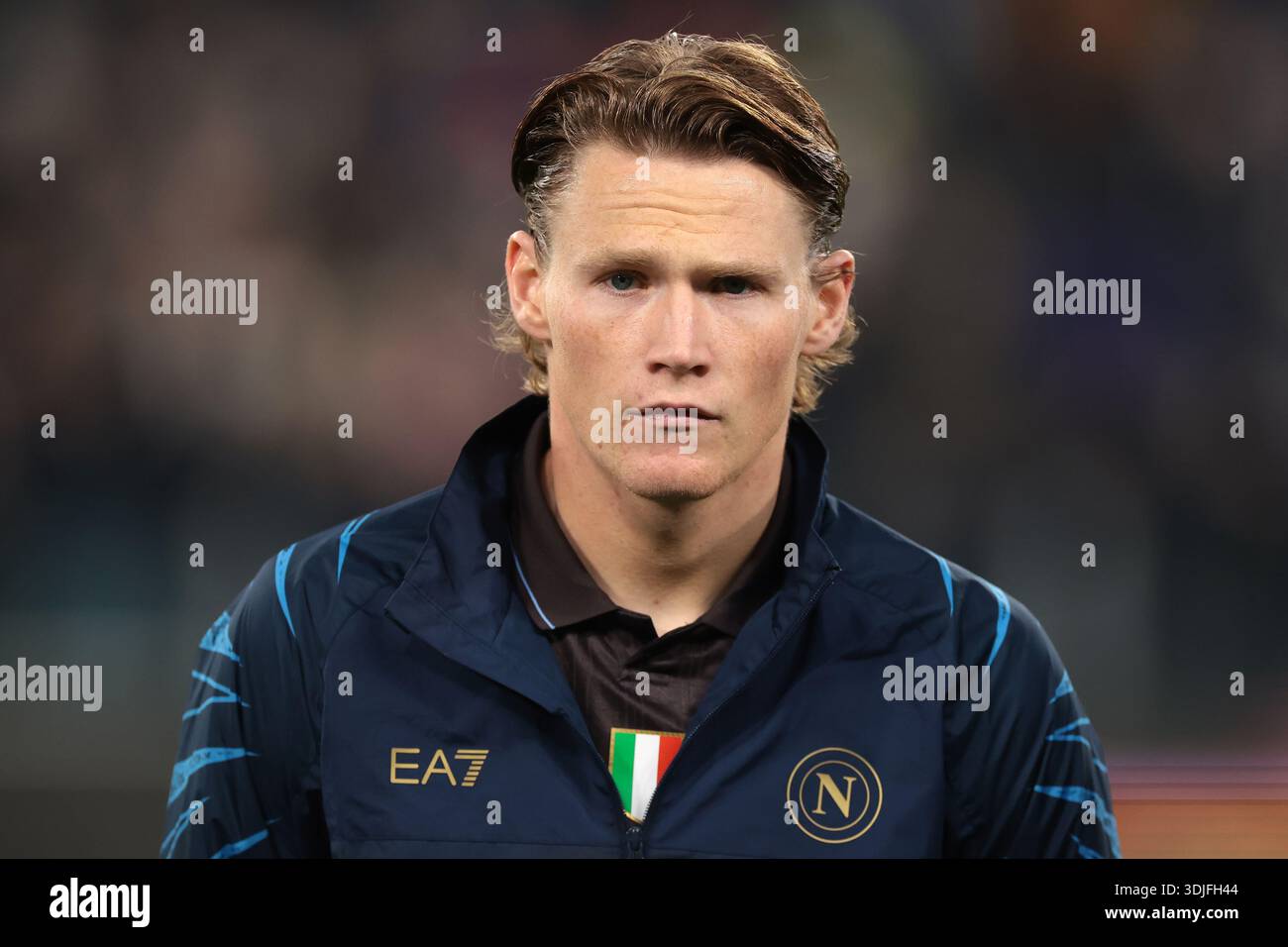 Turin, Italy, 25th January 2026. Scott McTominay of SSC Napoli looks on ...
