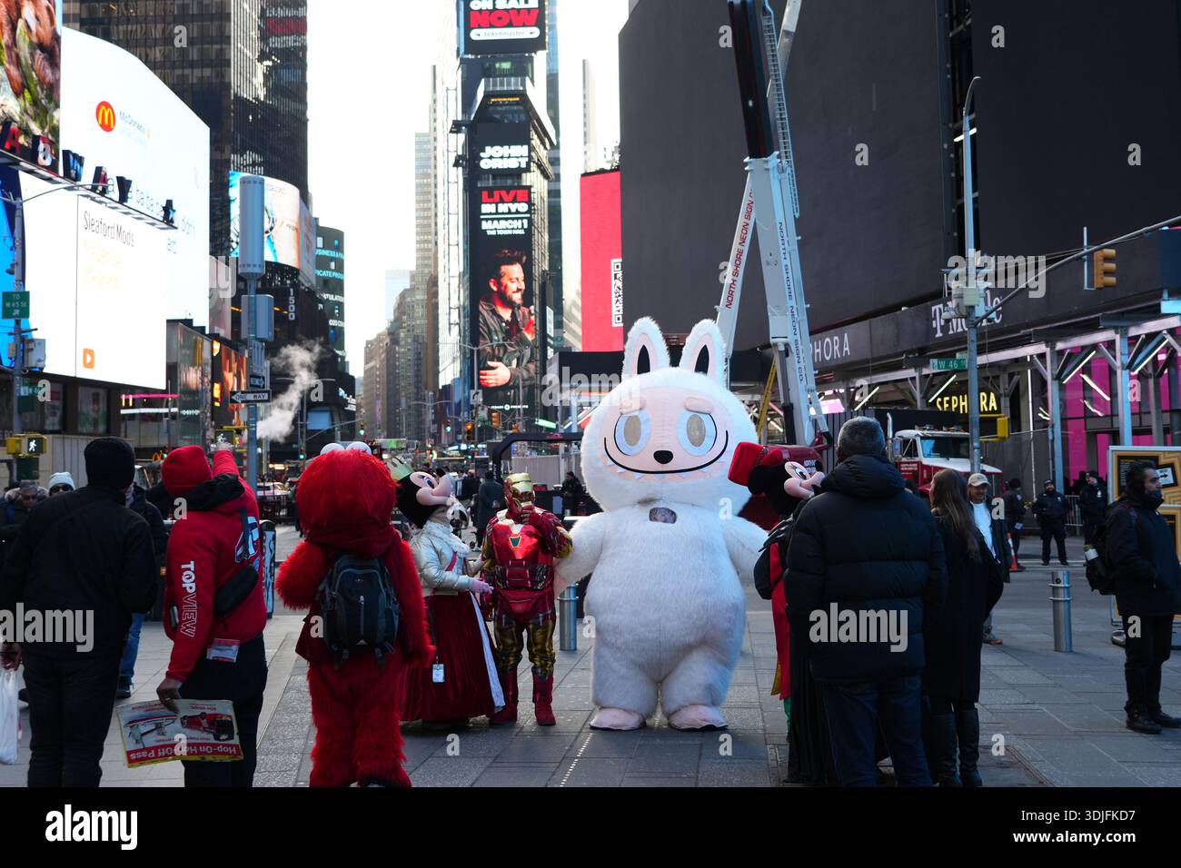 The actor playing labb appeared in times square hi-res stock ...
