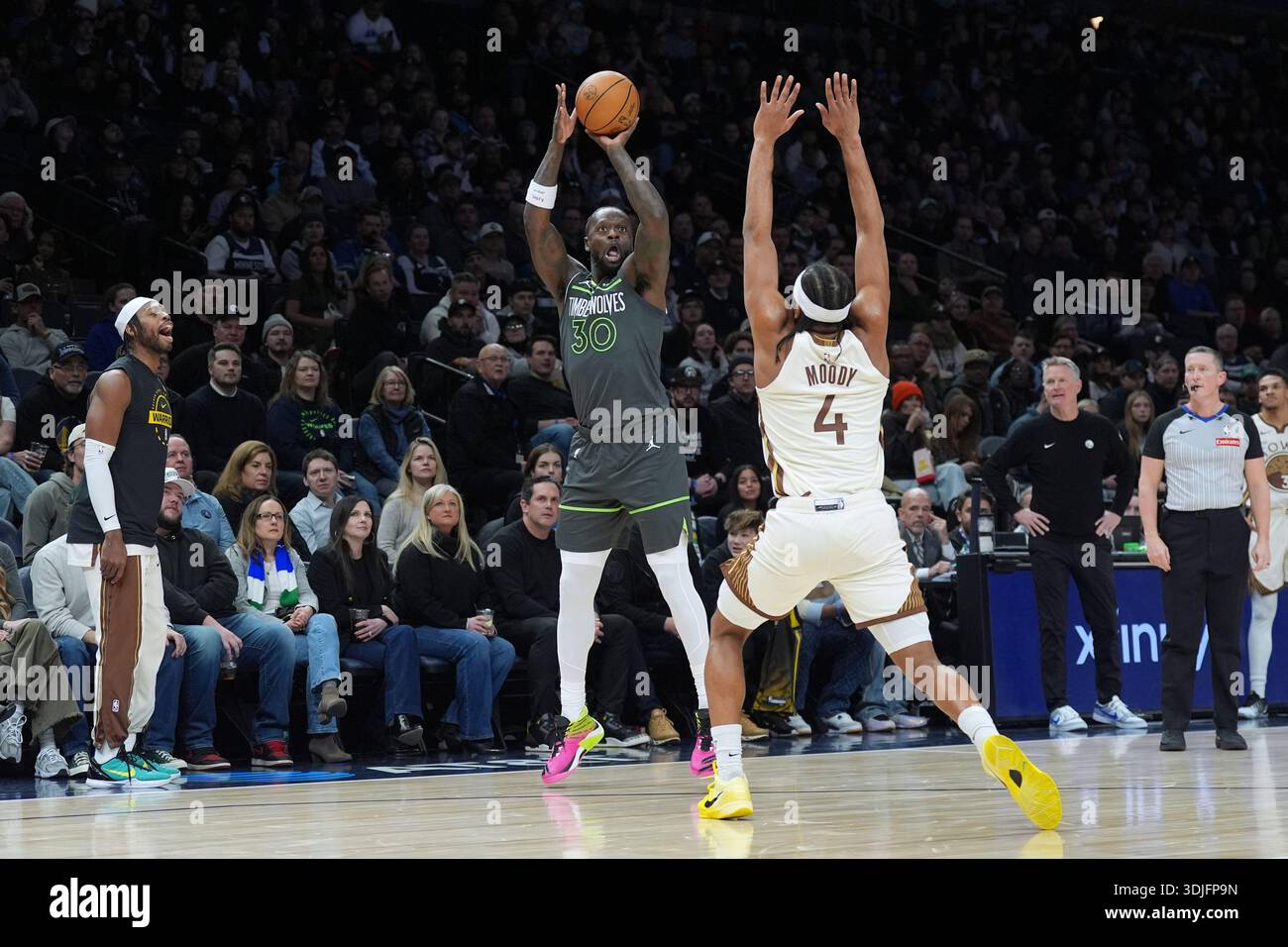Minnesota Timberwolves forward Julius Randle (30) looks to shoot over ...