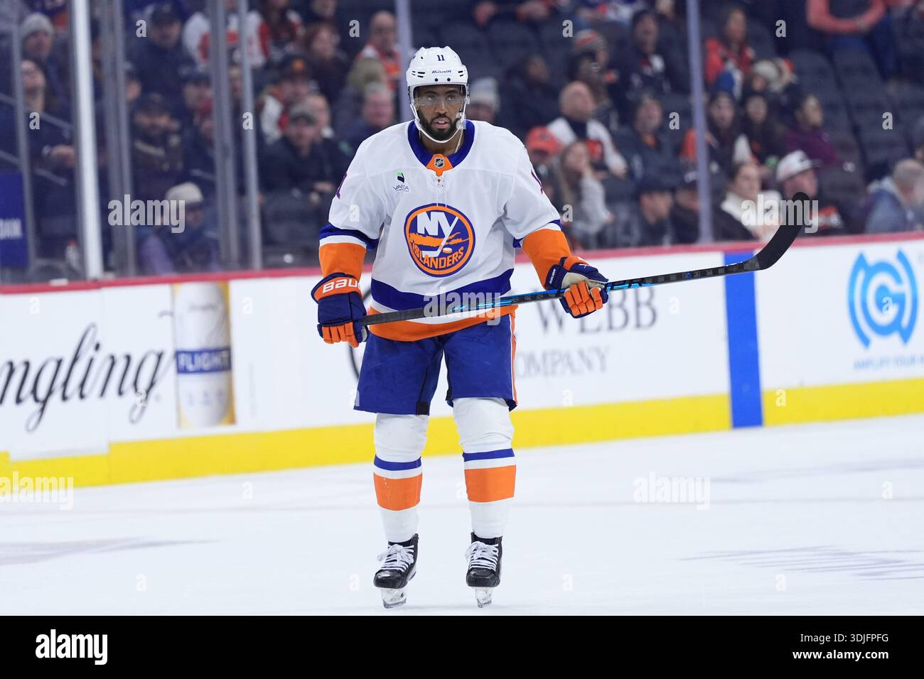 New York Islanders' Anthony Duclair plays during an NHL hockey game ...