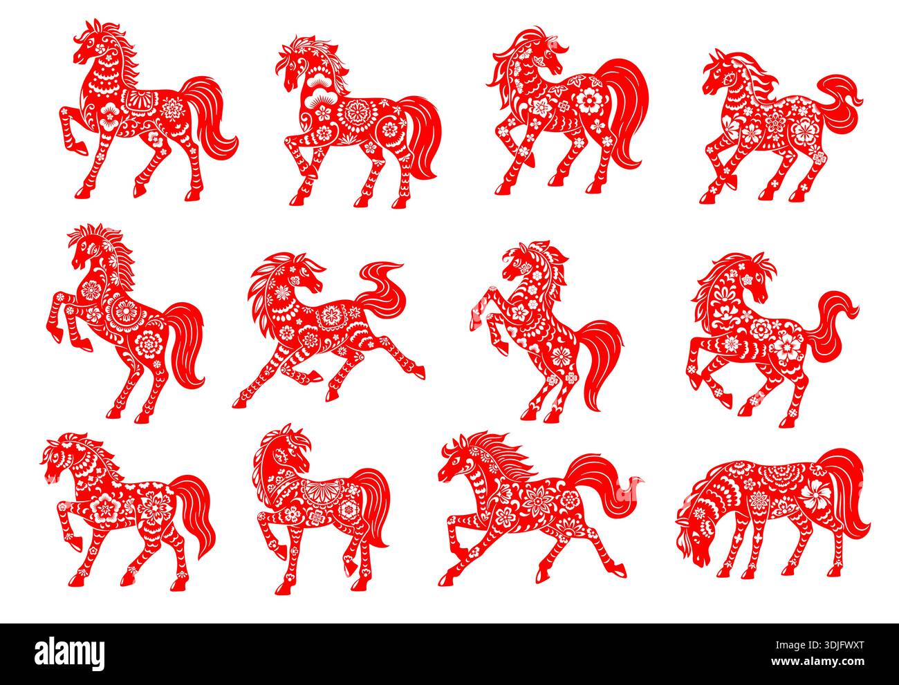 Asian lunar calendar new Stock Vector Images - Alamy
