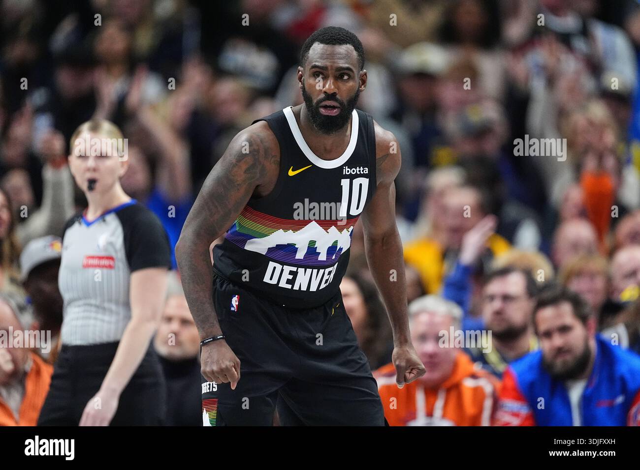 Denver Nuggets guard Tim Hardaway Jr. (10) in the second half of an NBA ...