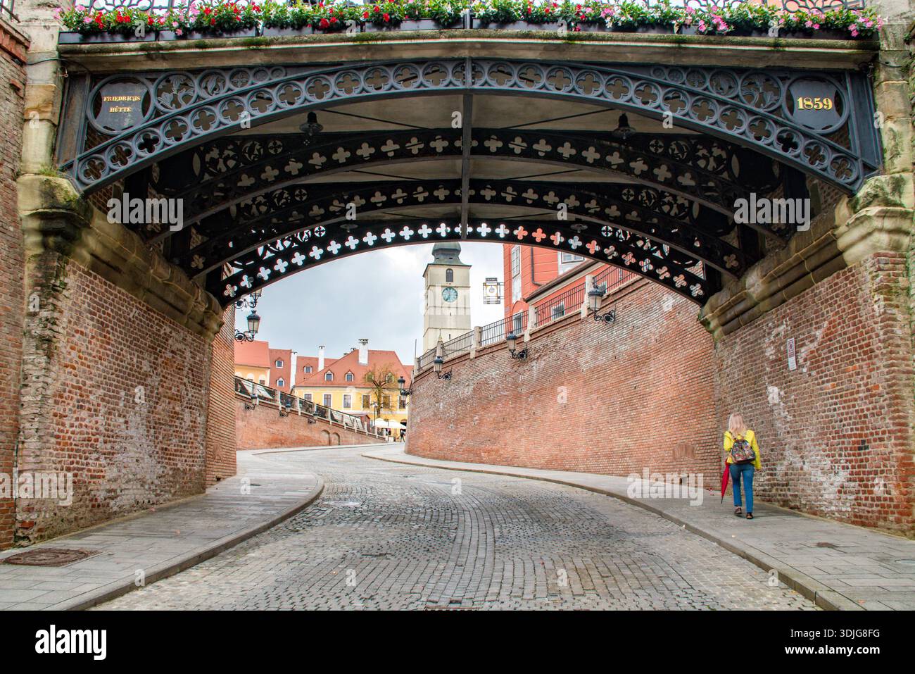 The Bridge of Lies in Sibiu is the oldest cast iron bridge in service ...