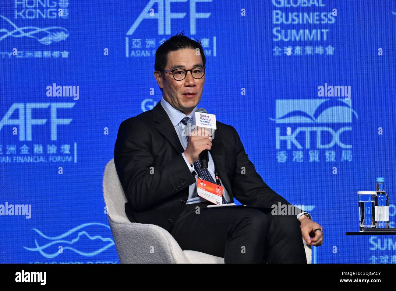 Lincoln Pan, Chief Executive Officer of Jardine Matheson, speaking on ...