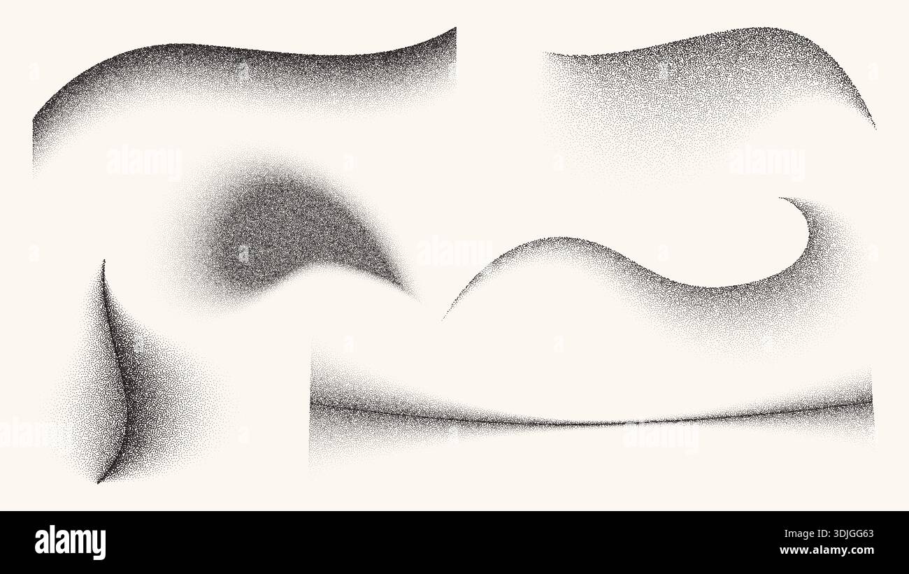 Abstract grain texture elements, flowing wave gradients and dynamic ...
