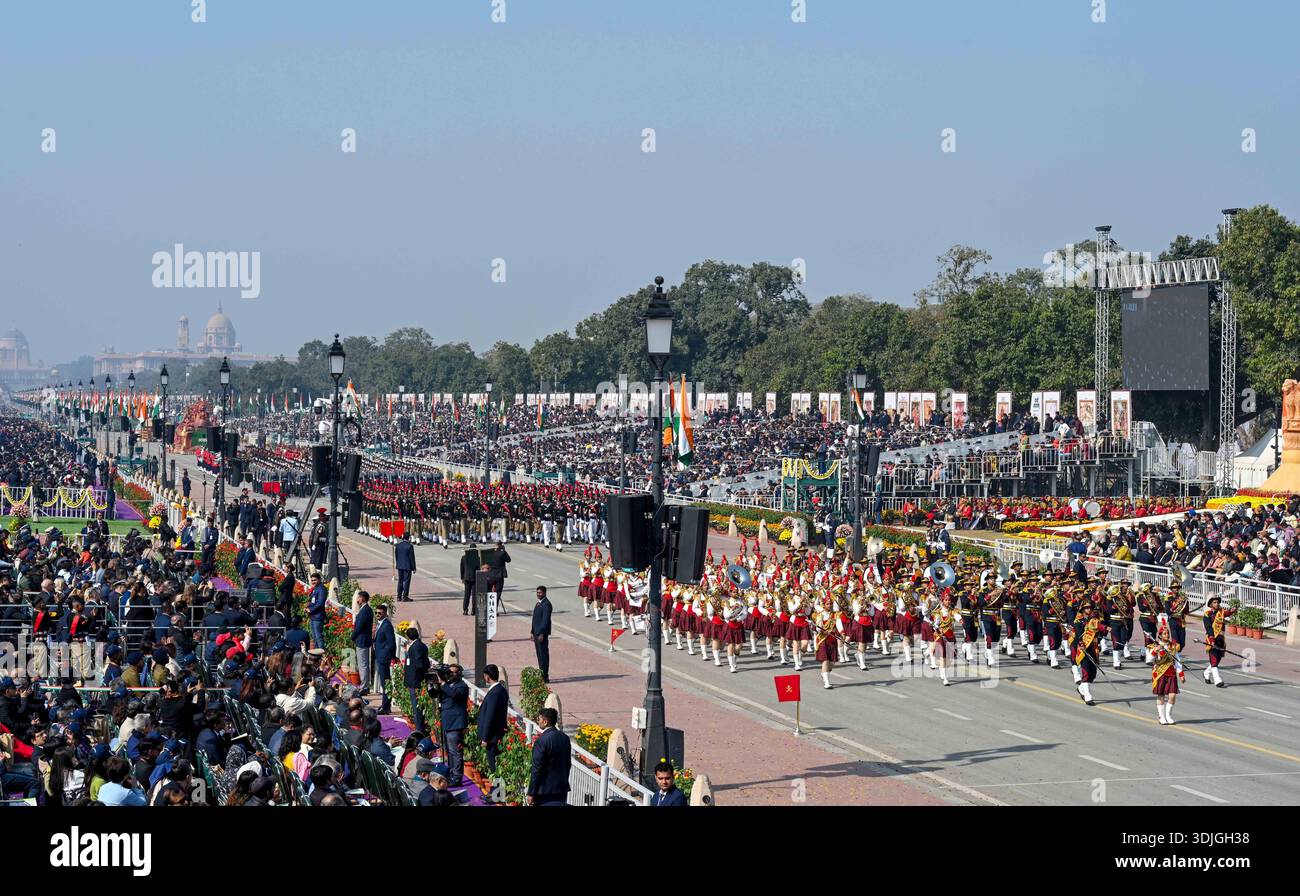 NEW DELHI, INDIA - JANUARY 26: A glimpse of the 77th Republic Day ...