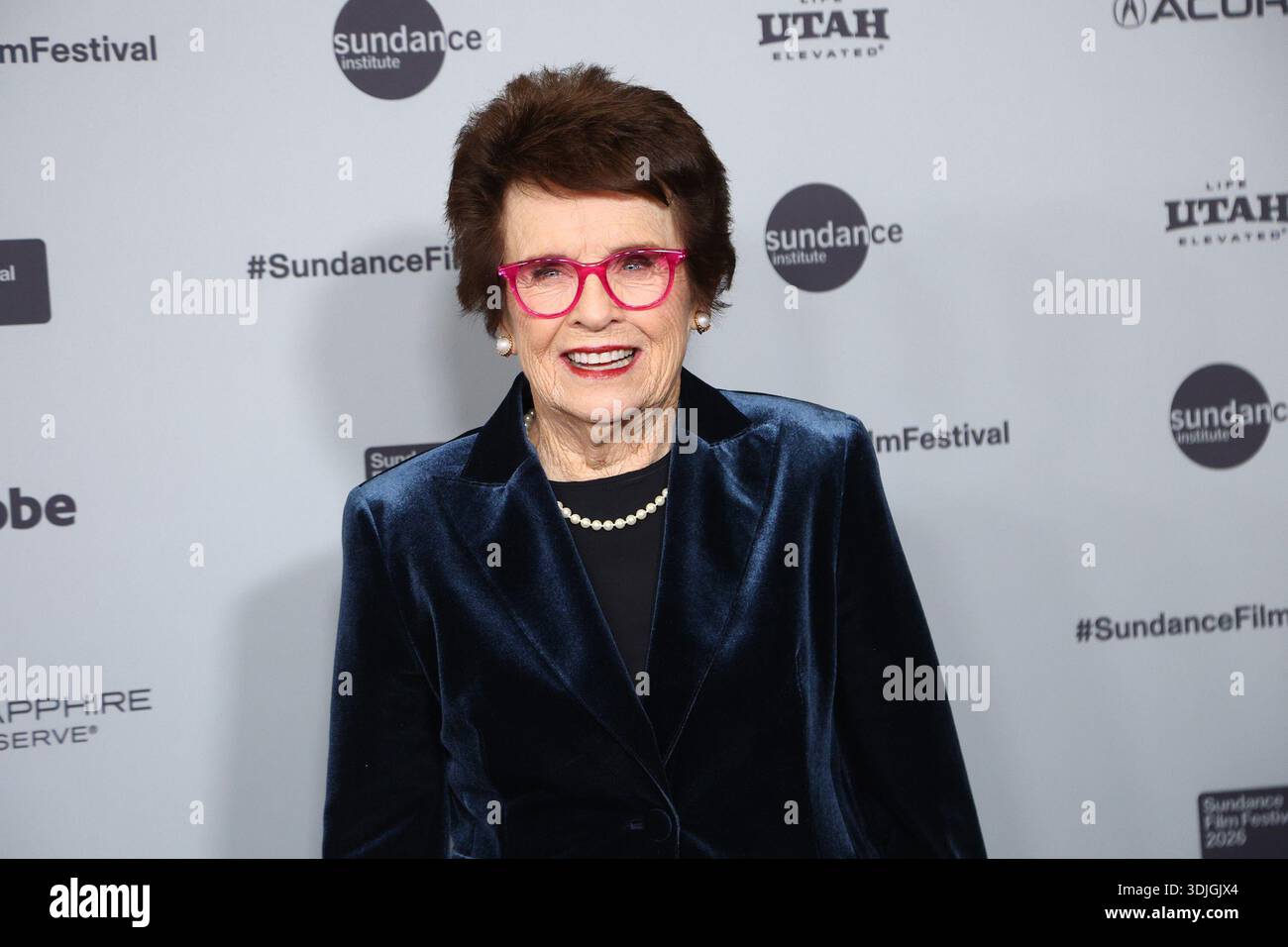 Ut. 26th Jan, 2026. Billie Jean King at arrivals for GIVE ME THE BALL ...
