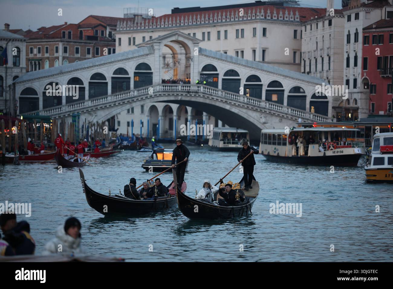 The Rialto Bridge is seen in Venice, Italy on January 22, 2026. ( The ...