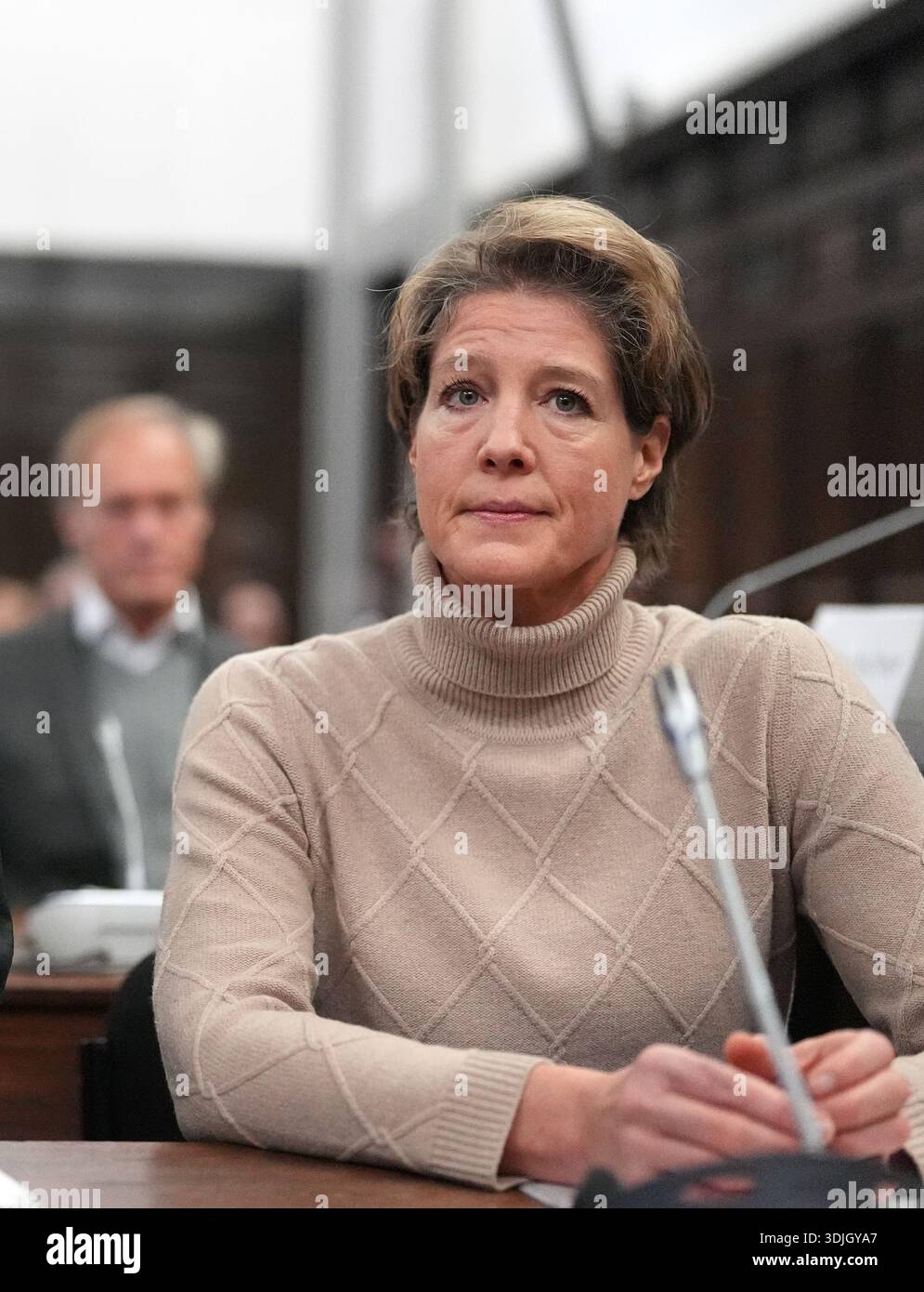 27 January 2026, Hamburg: Christina Block (front), German restaurateur ...