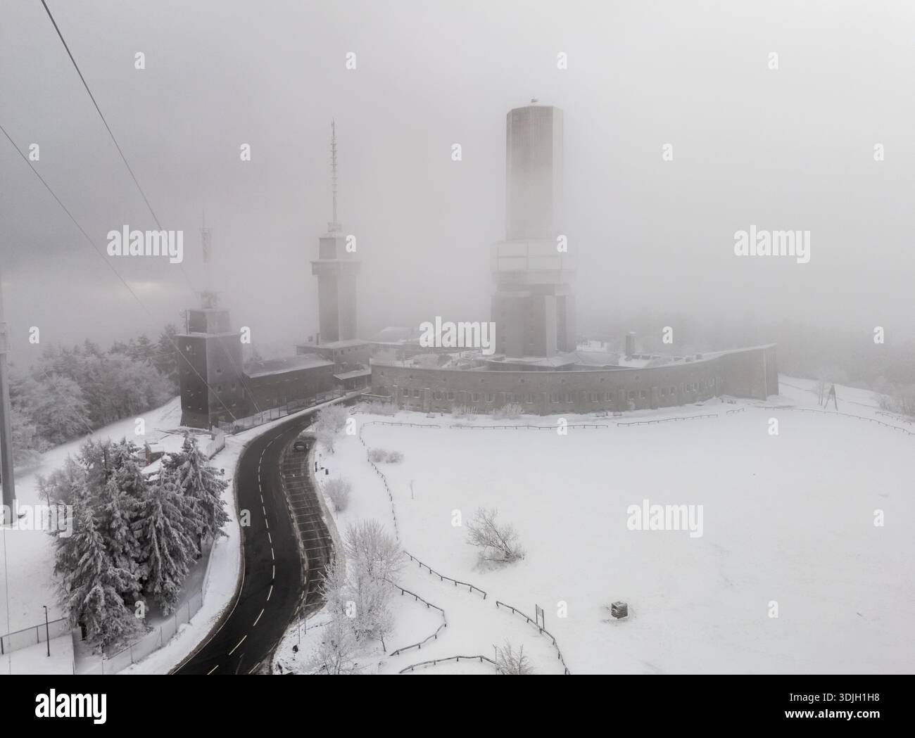 Schmitten, Germany. 27th Jan, 2026. The characteristic towers on the ...