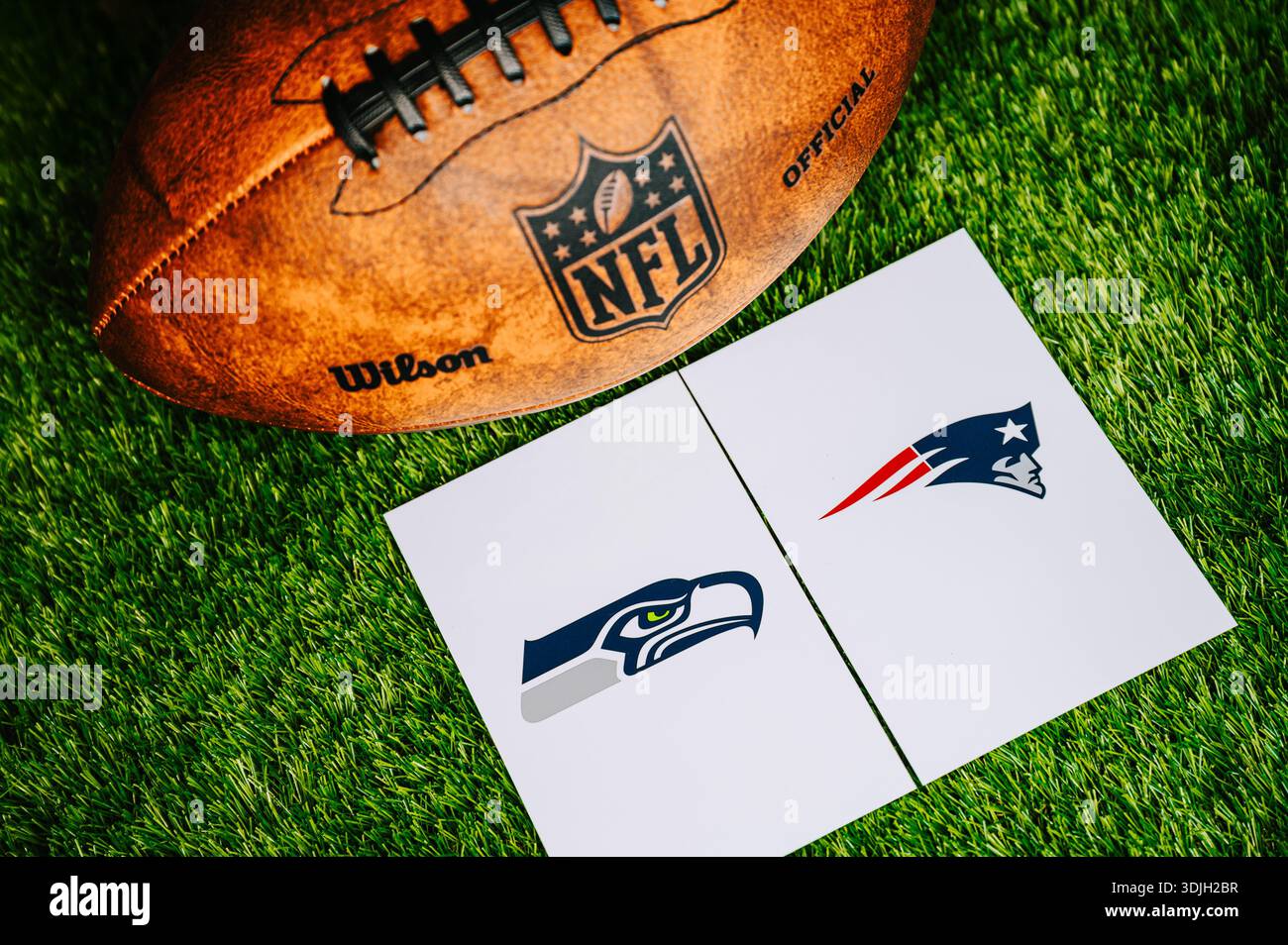 Seattle Seahawks vs. New England Patriots, Super Bowl LX for season ...