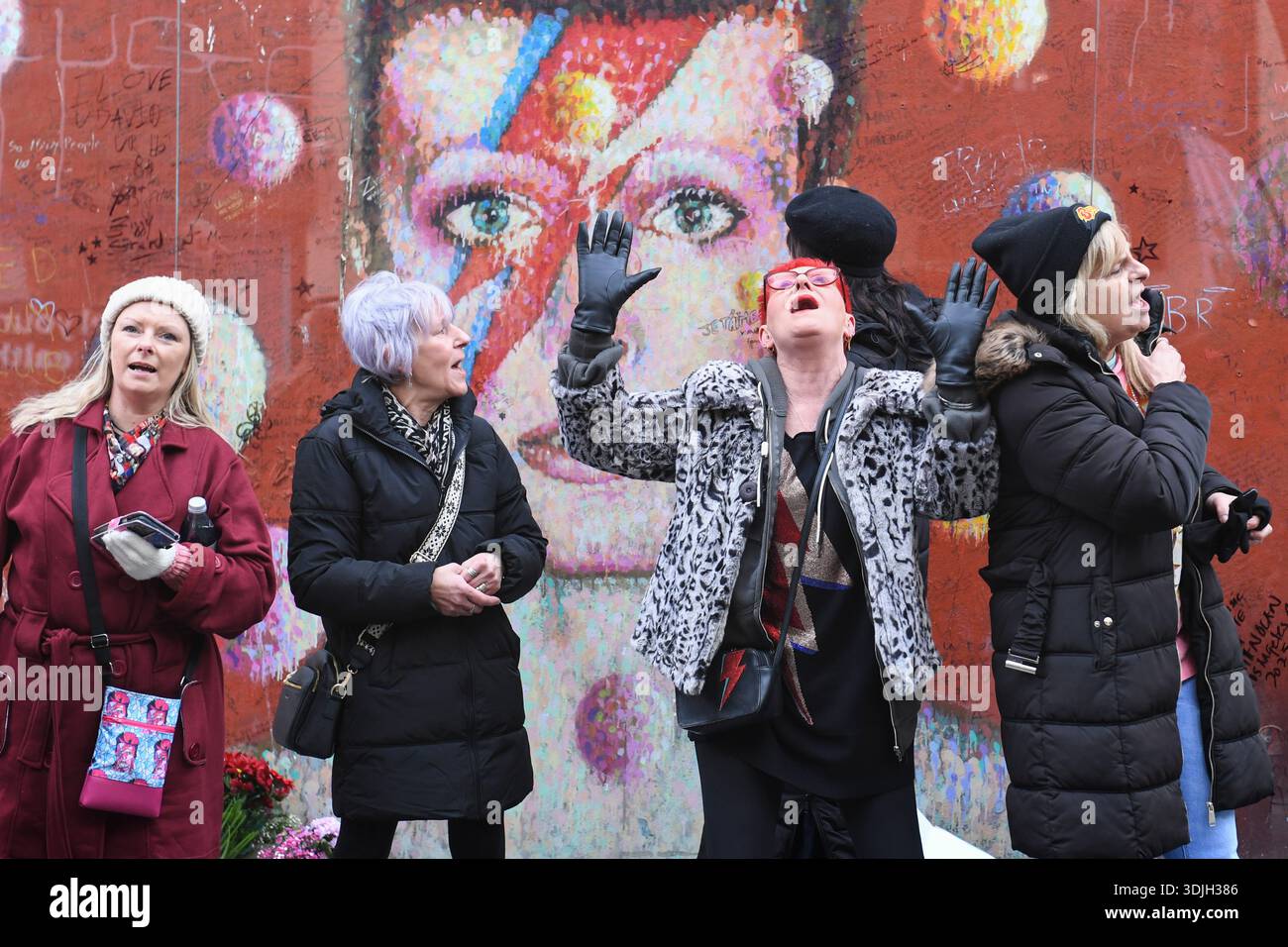 Tunstall Road, Brixton, London. 10th January 2026. Fans, led by Debbie ...