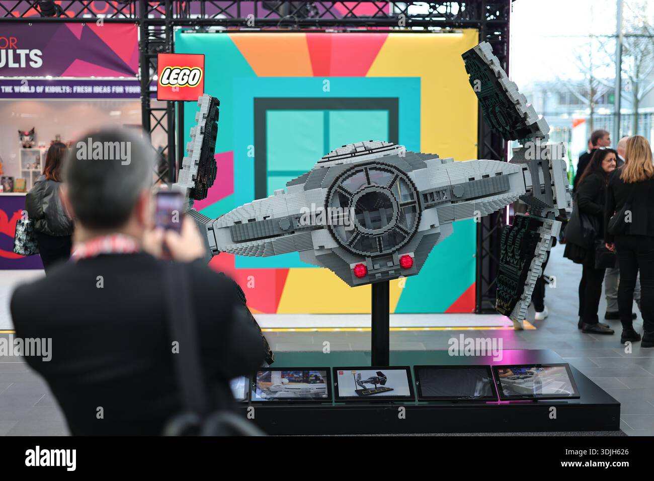 27 January 2026, Bavaria, Nuremberg: A TIE fighter from Star Wars by ...