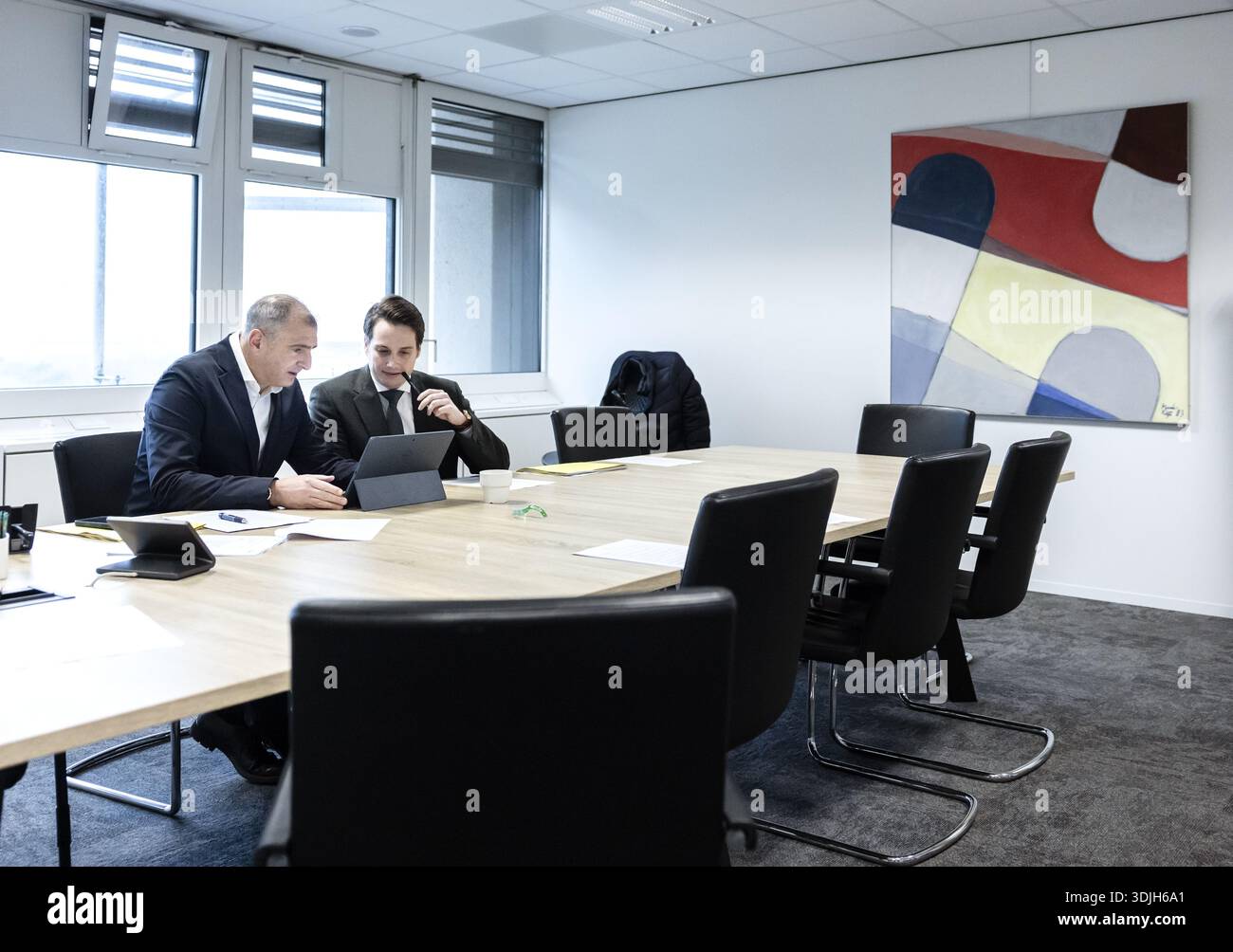 THE HAGUE – Gidi Markuszower and Hidde Heutink of the Markuszower Group ...