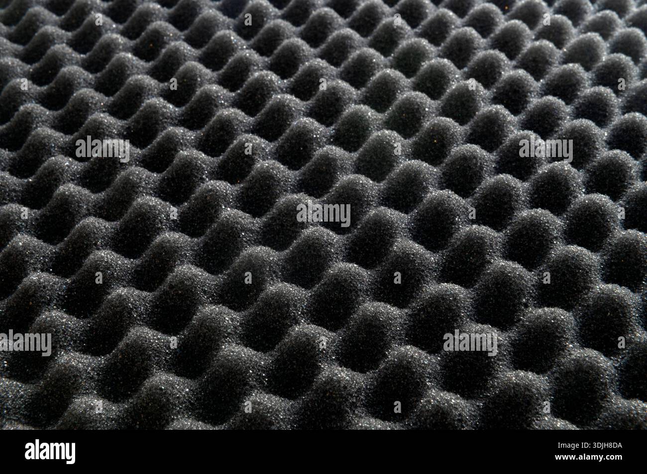 Texture. Noise dampening polyether panel. acoustic, absorbent, black ...