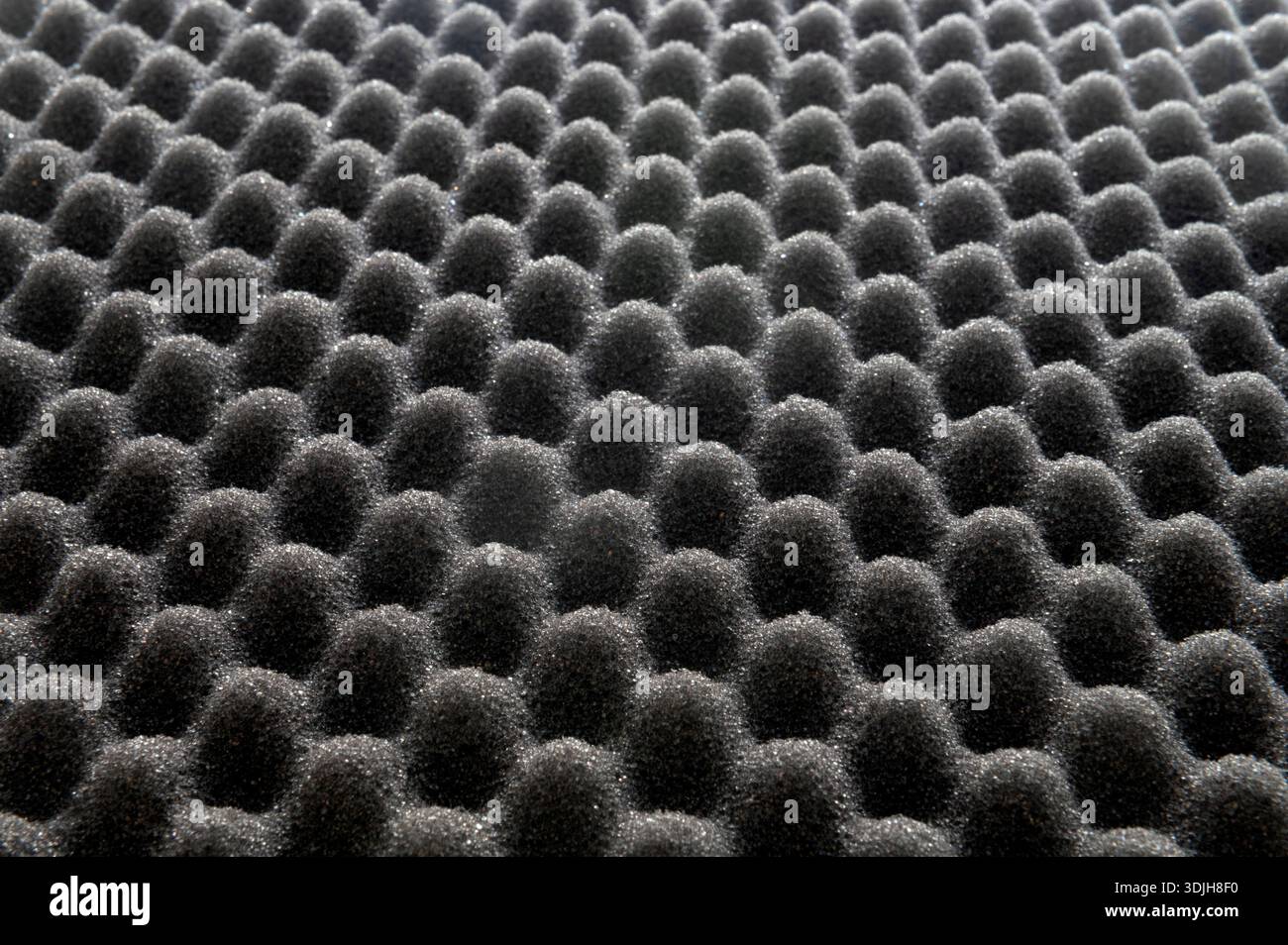 Texture. Noise dampening polyether panel. acoustic, absorbent, black ...
