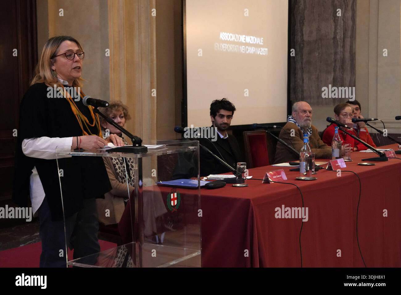 Milano, Italia. 27th Jan, 2026. Holocaust Remembrance Day, Anna ...