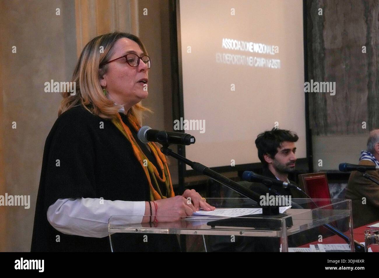 Milano, Italia. 27th Jan, 2026. Holocaust Remembrance Day, Anna ...