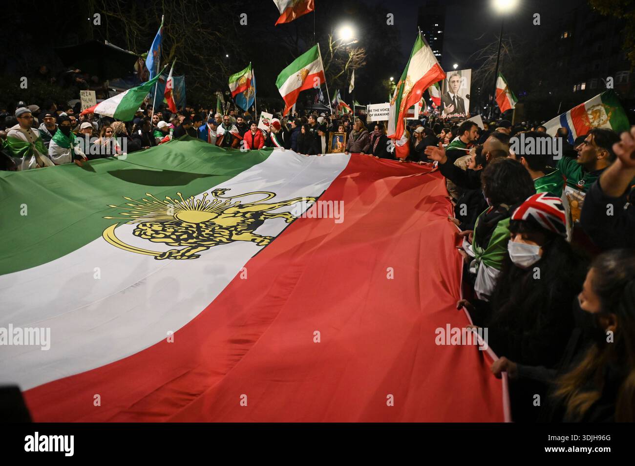 Iranian Embassy, 16 Princes Gate, London, UK. 17th January 2026 ...