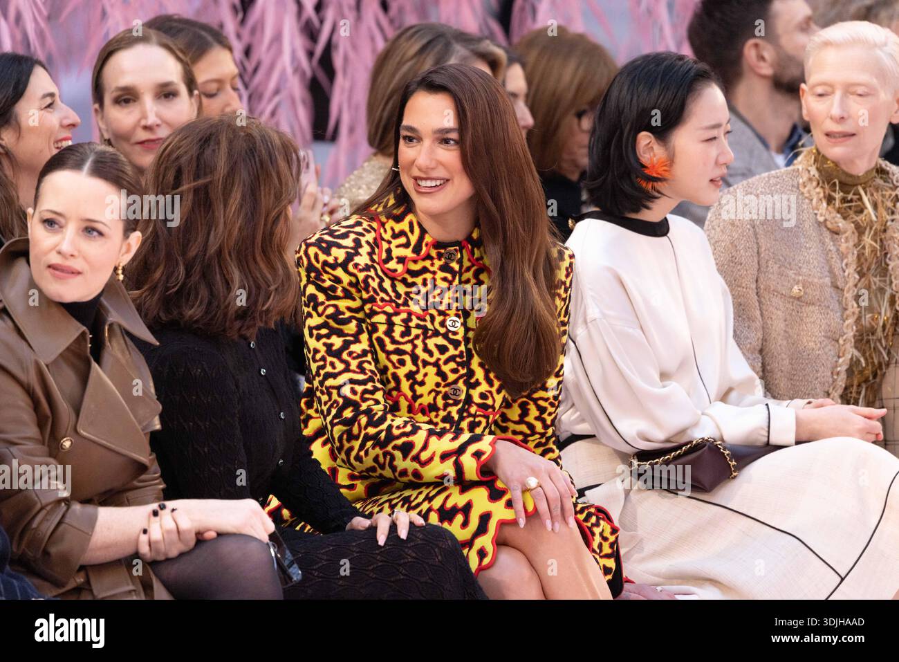 Penelope Cruz, Dua Lipa, Kim Go-eun attending the Chanel Haute Couture ...