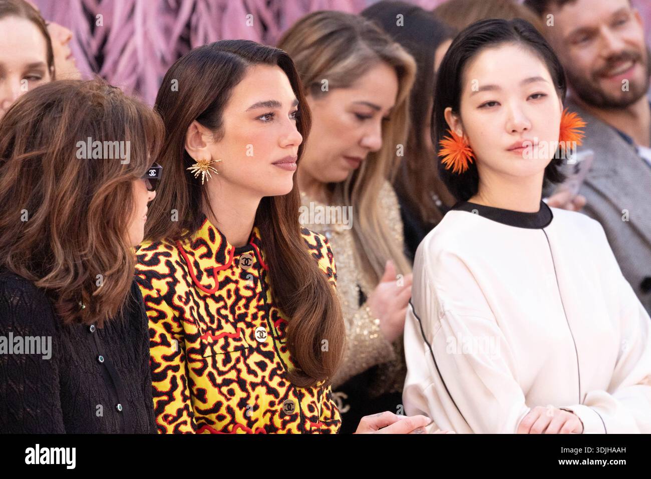 Penelope Cruz, Dua Lipa, Kim Go-eun attending the Chanel Haute Couture ...