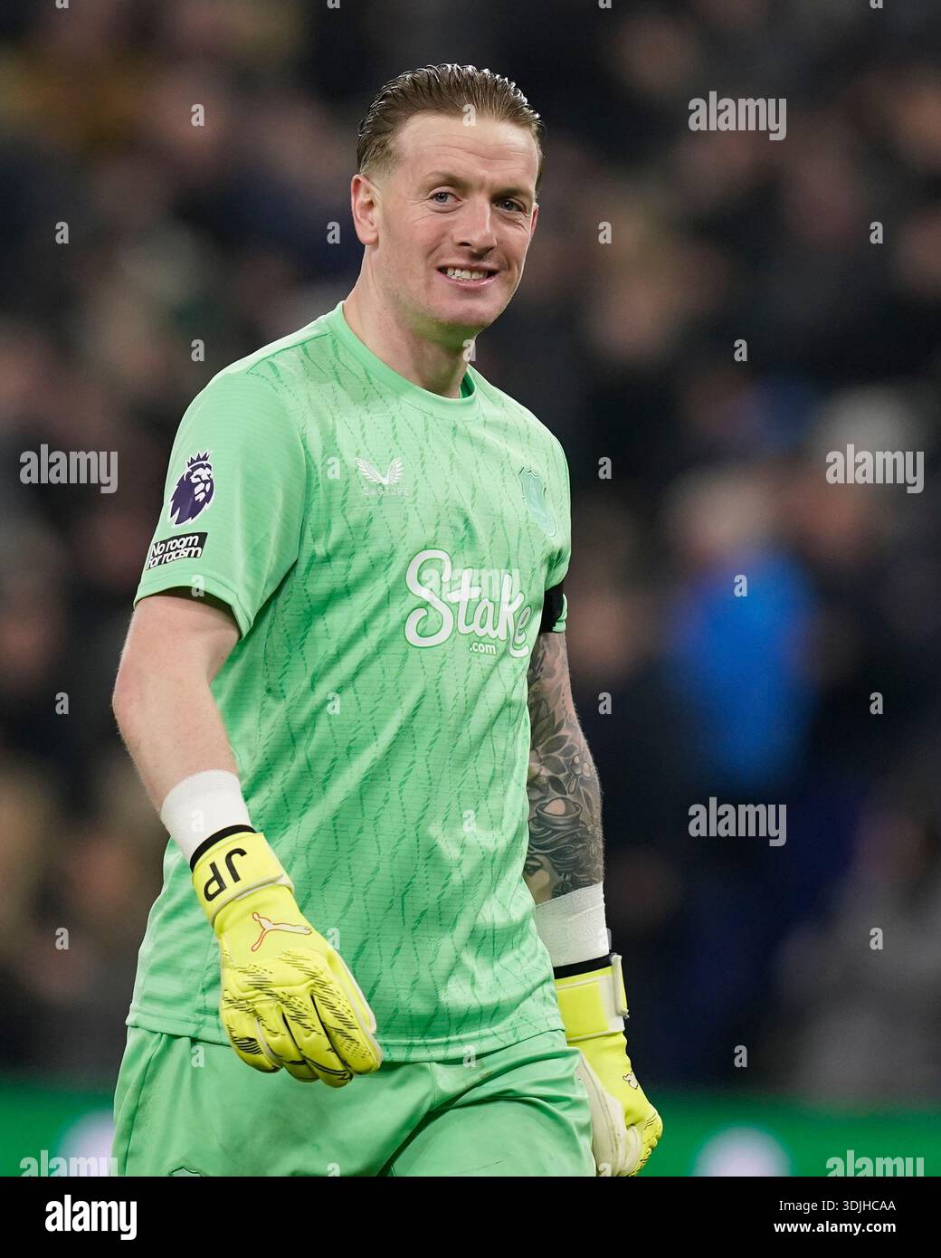Liverpool, England, 26th January 2026. Jordan Pickford of Everton ...