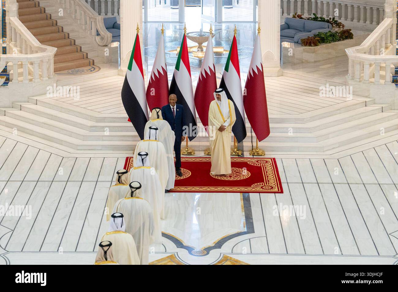 The Emir of Qatar, Sheikh Tamim bin Hamad Al Thani, met with the ...