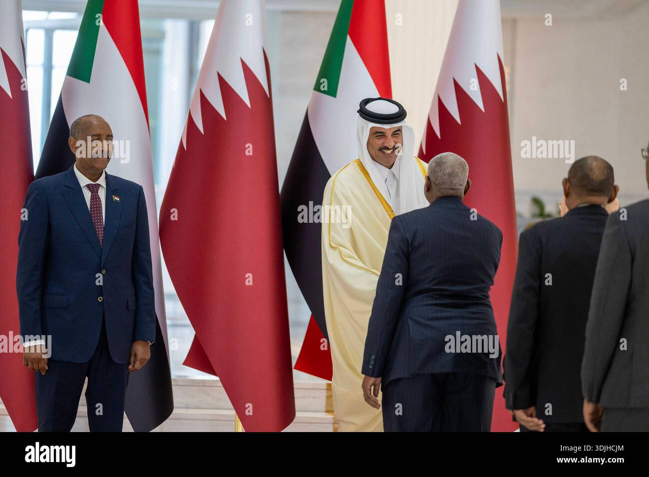 The Emir of Qatar, Sheikh Tamim bin Hamad Al Thani, met with the ...
