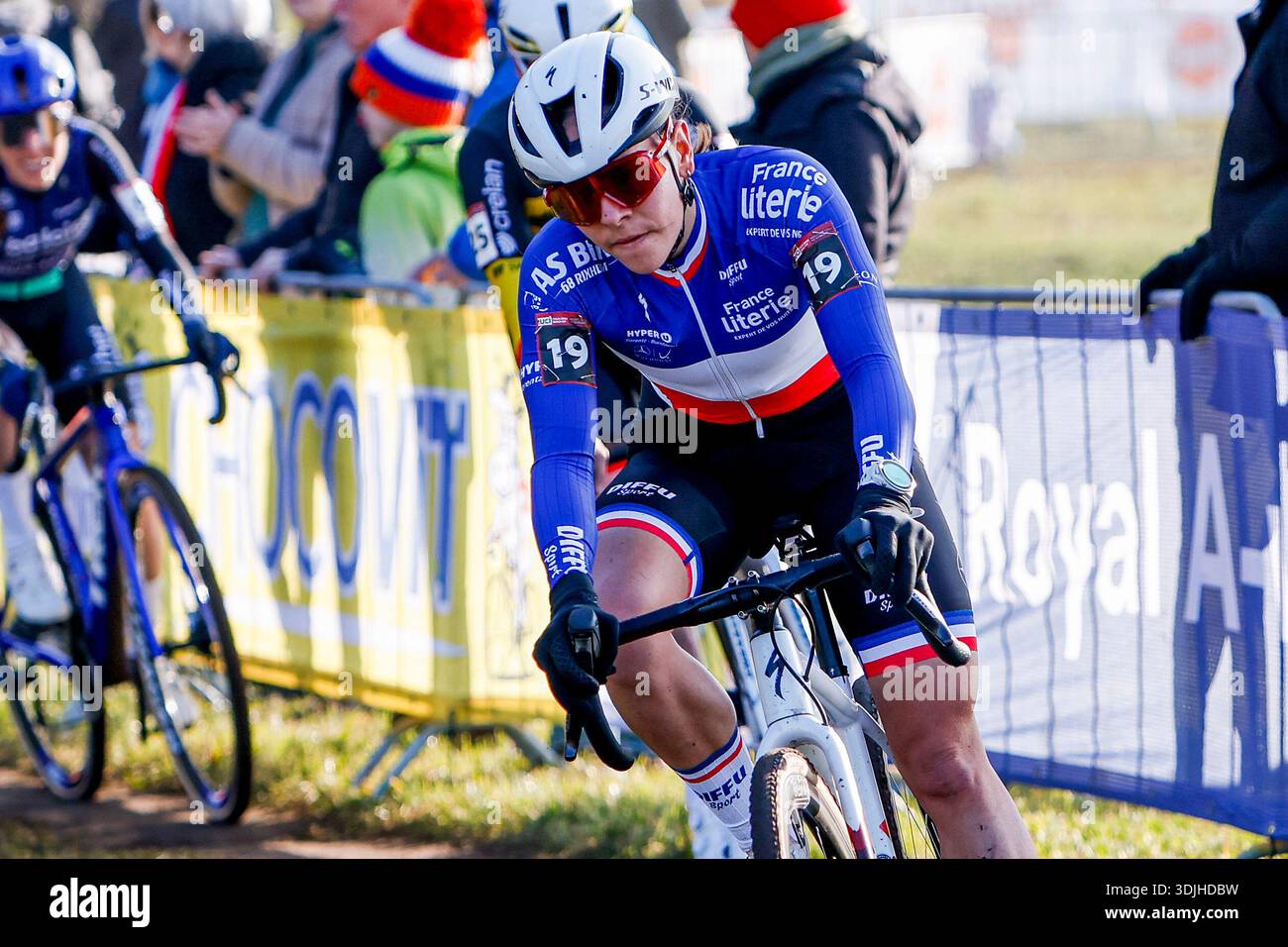 Celia Gery of France competing on the 34th UCI Cyclo-Cross World Cup GP ...