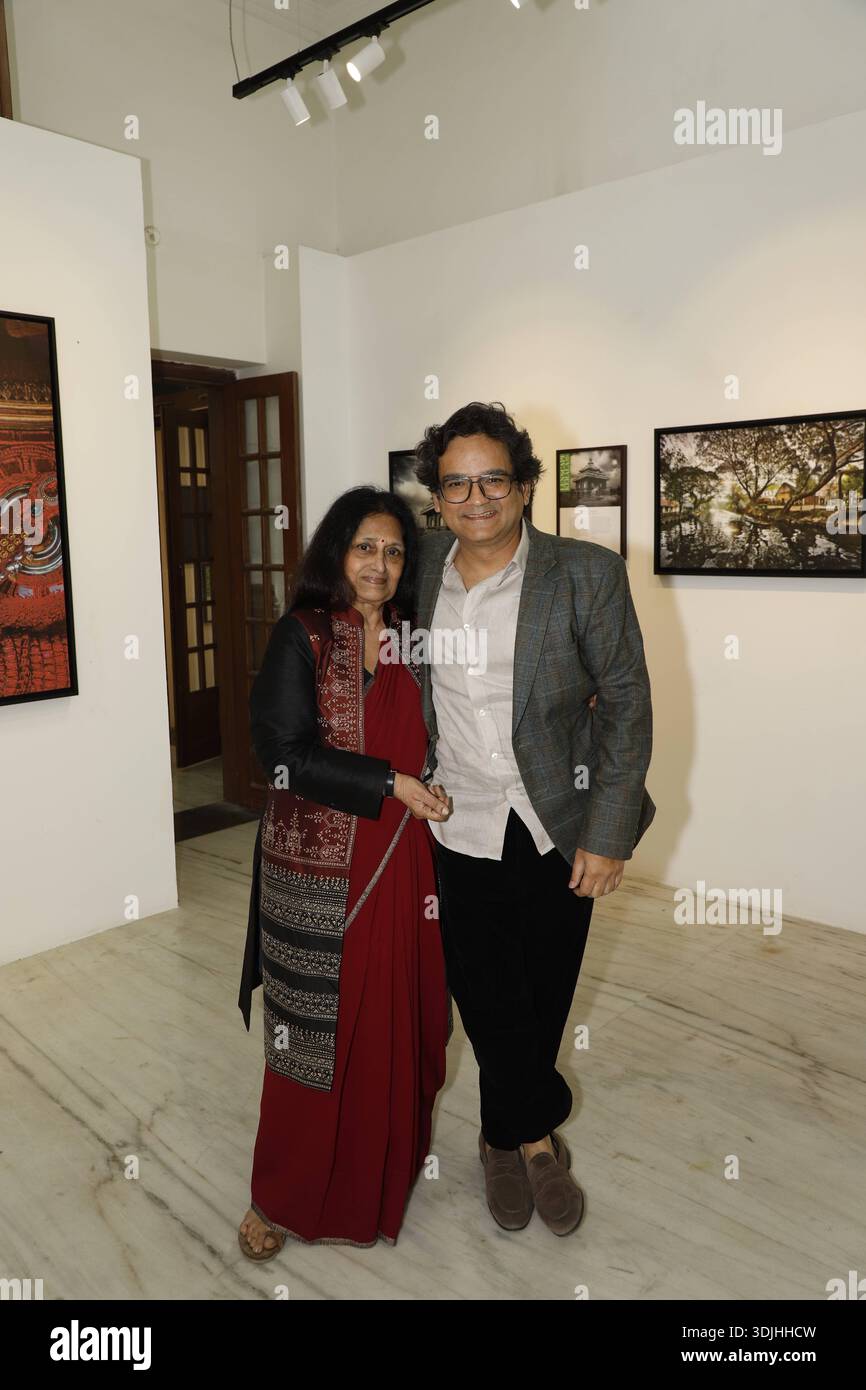 NEW DELHI, INDIA - JANUARY 20: Art critic and curator Uma Nair and ...