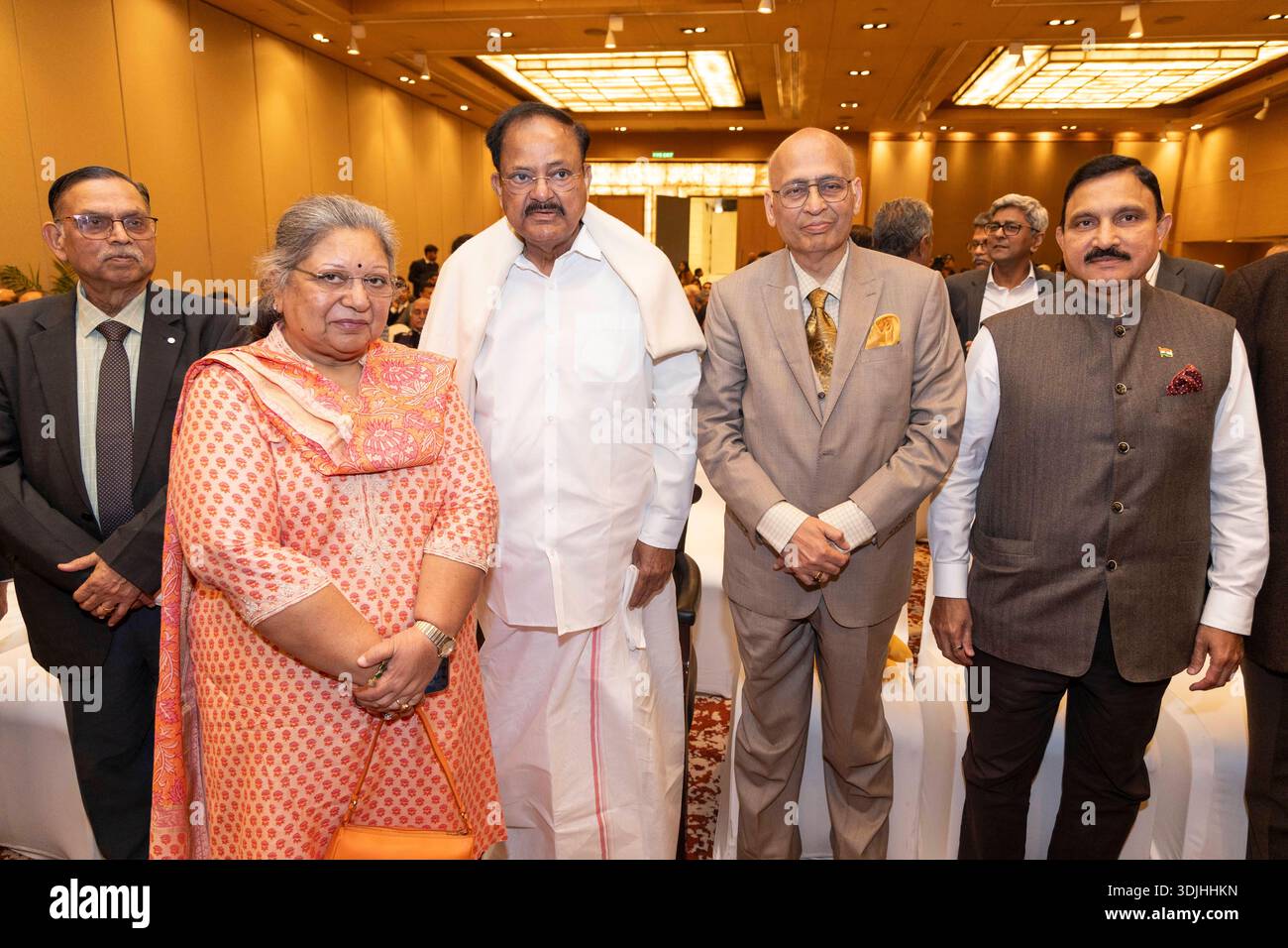 NEW DELHI, INDIA - JANUARY 21: Former Vice President M Venkaiah Naidu ...