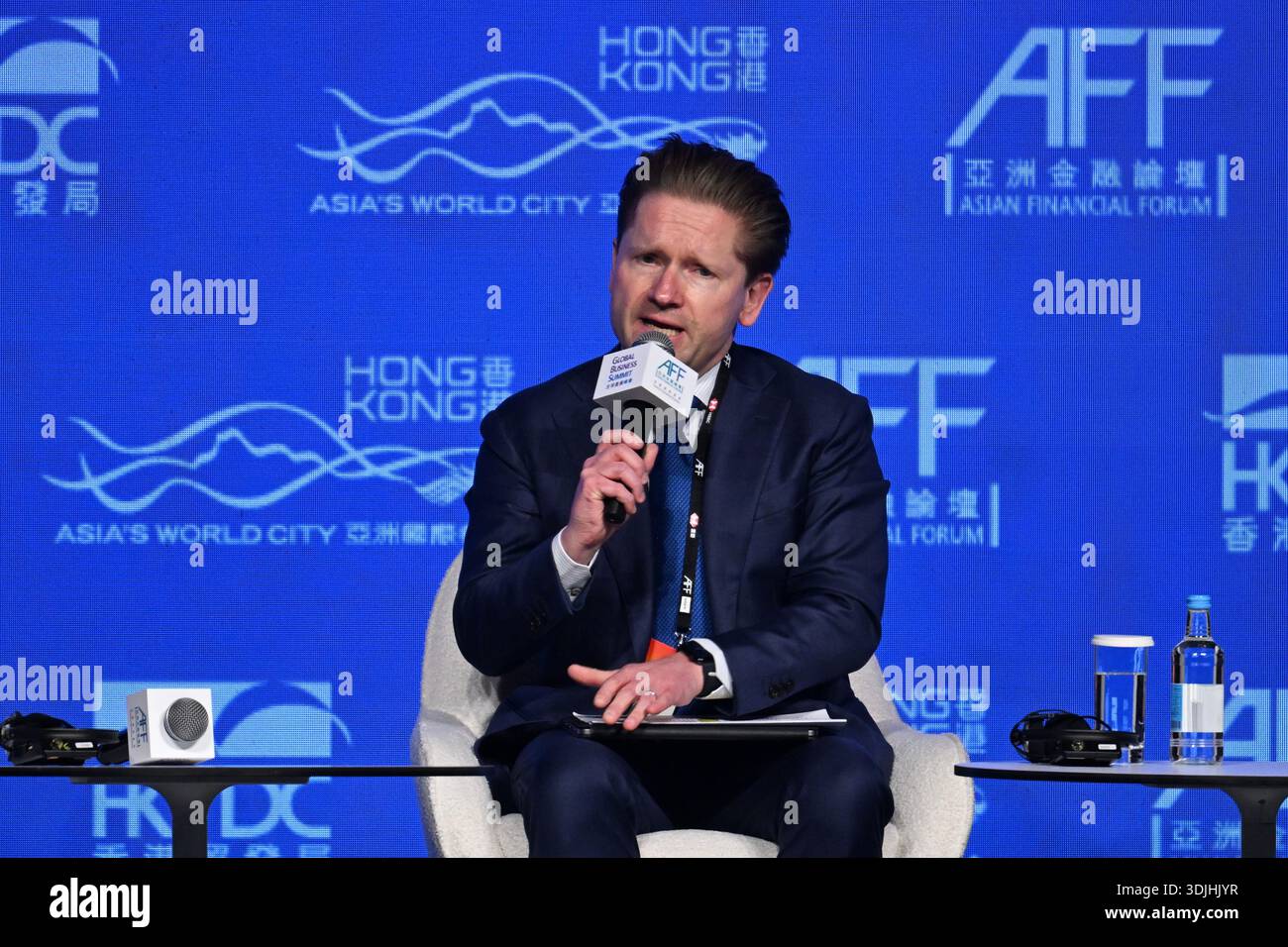 Zhou Chaonan, Equity Partner of Pictet Group during a panel at the Asia ...