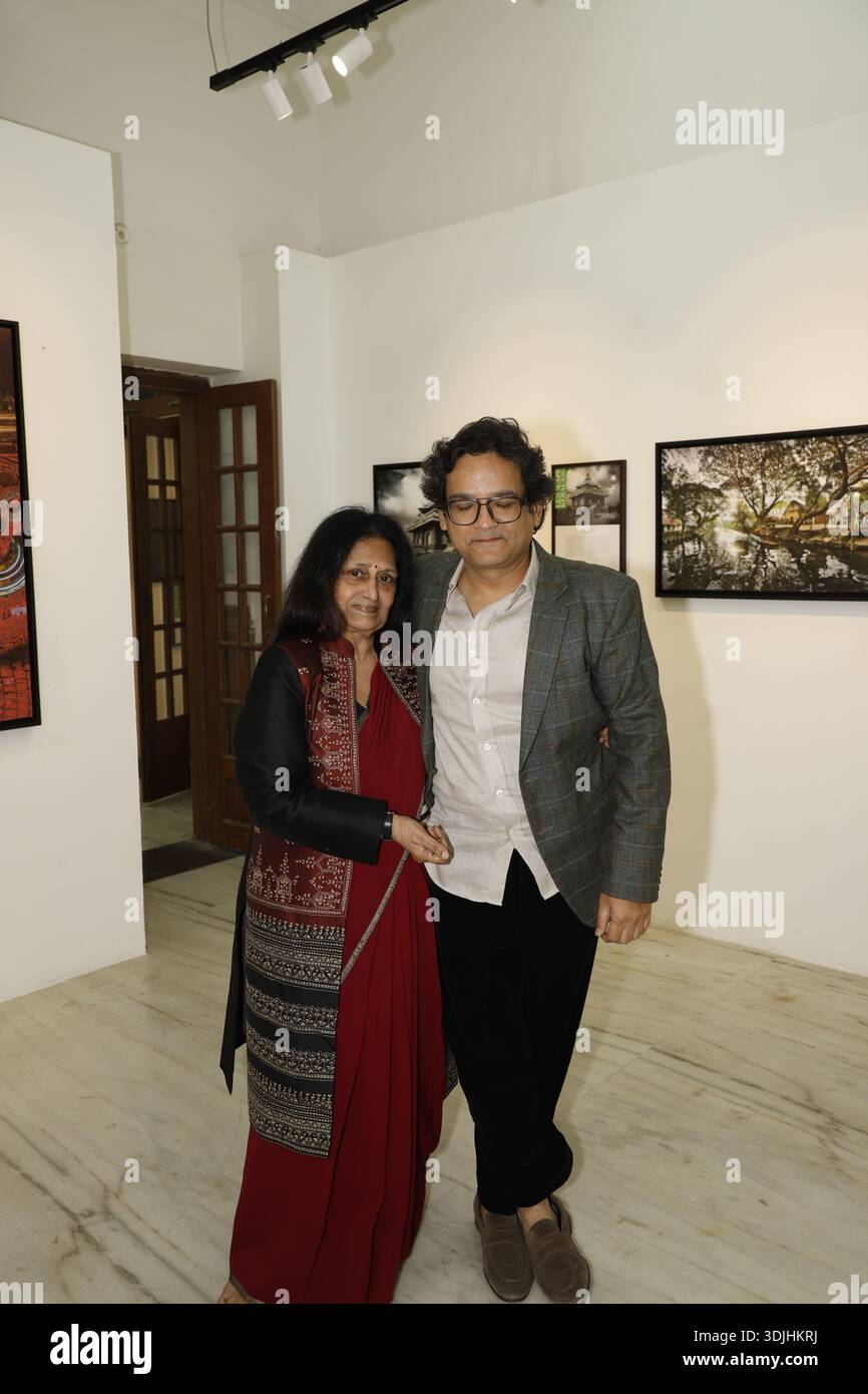 NEW DELHI, INDIA - JANUARY 20: Art critic and curator Uma Nair and ...