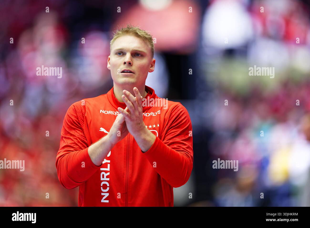 Herning, Denmark. 26th, January 2026. Emil Bergholt of Denmark seen at ...