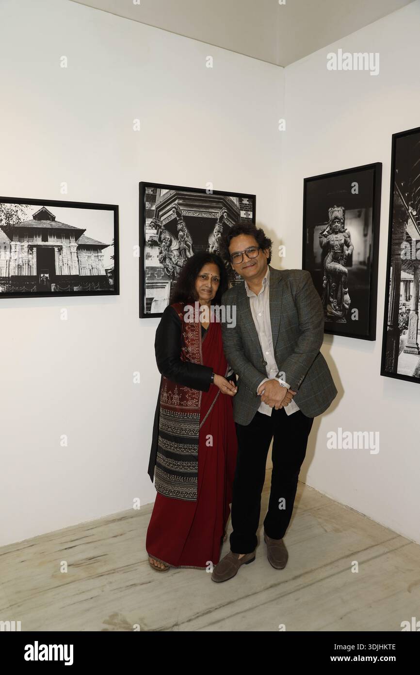 NEW DELHI, INDIA - JANUARY 20: Art critic and curator Uma Nair and ...
