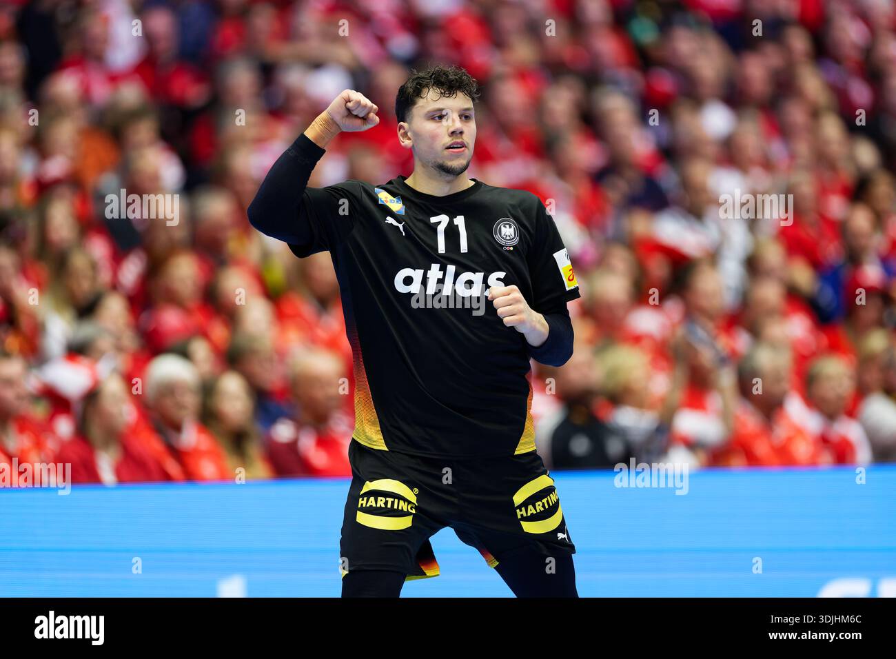 Herning, Denmark. 26th, January 2026. Marko Grgic (71) of Germany seen ...