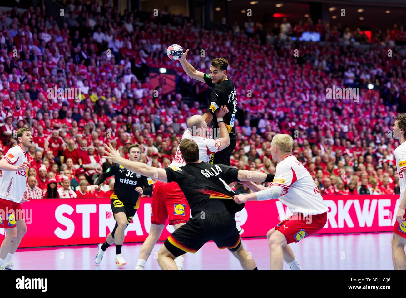 Herning, Denmark. 26th, January 2026. Julian Koster (18) of Germany ...