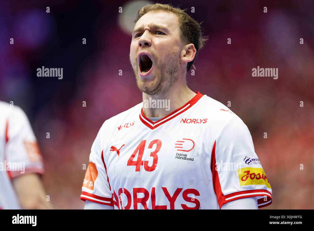 Herning, Denmark. 26th, January 2026. Simon Pytlick (43) of Denmark ...